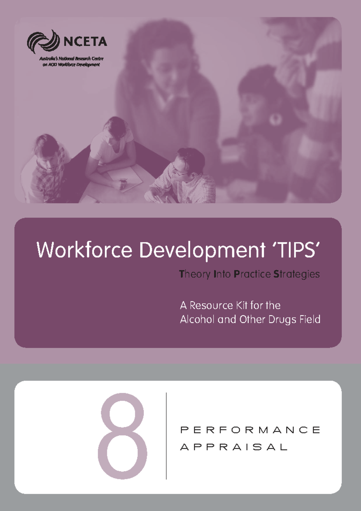 Performance Appraisal Strategies in AOD Workforce Development (8 P E R ...