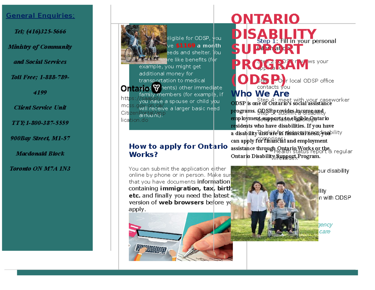 ODSP - odsp - Are you eligible for this? You might be eligible for ODSP ...