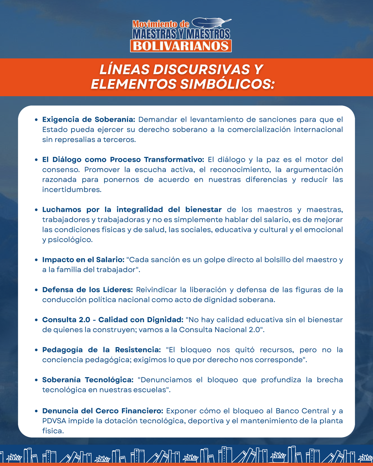 Líneas Discurrsivas y Elementos Simbólicos: Soberanía y Diálogo - Studocu