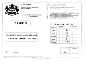 Grade 11 EGD TERM 1 Revision (JKE) 25 03 2024 - ENGINEERING GRAPHICS ...