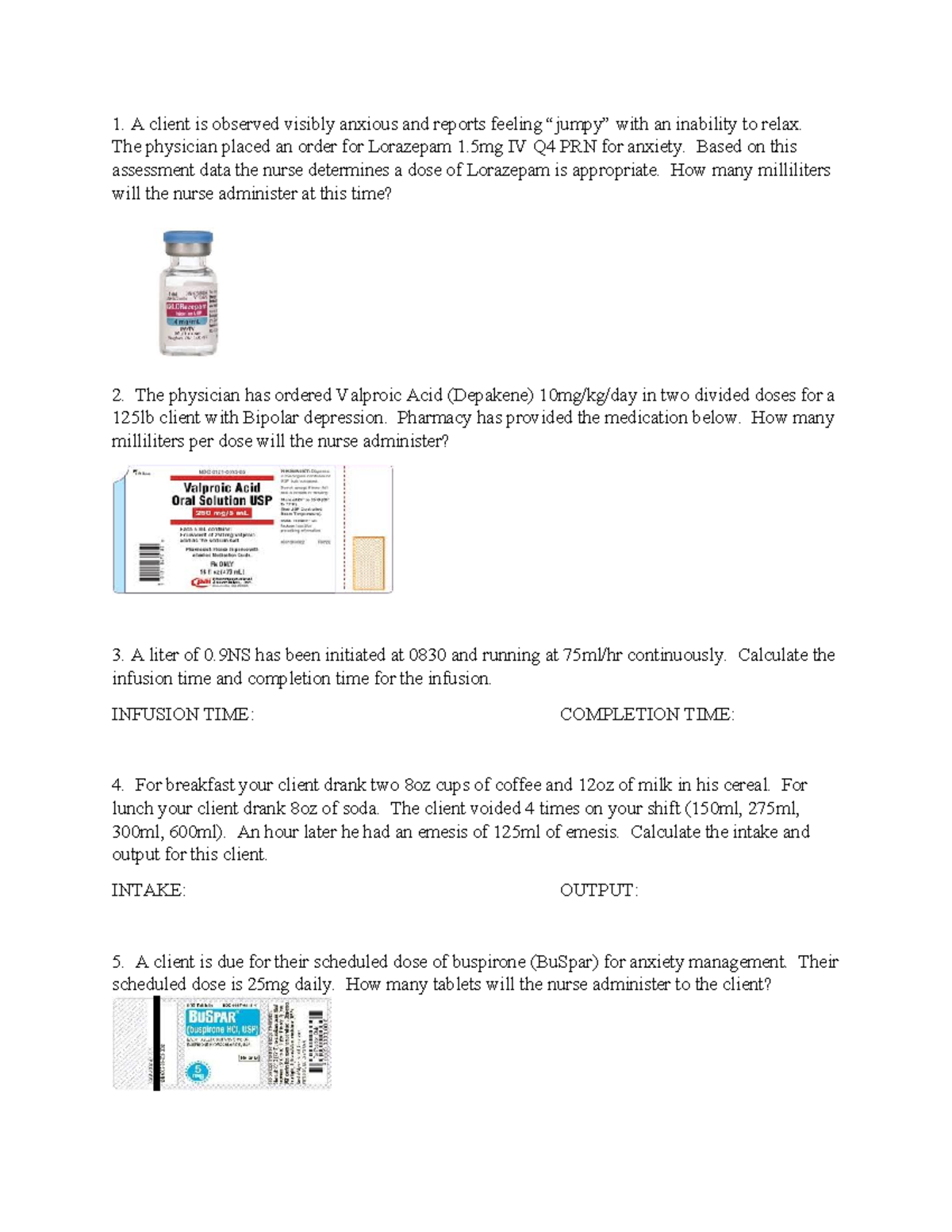 Week 1 Dosage Calculations for Nursing Practice (NURS 101) - Studocu