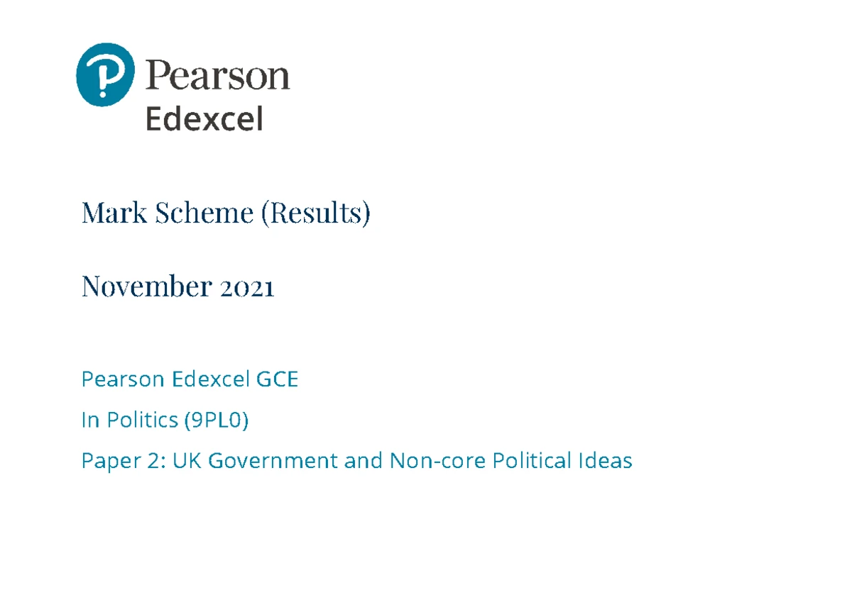 Edexcel A-level Politics Paper 3A Questions (2019-2022) - Politics Past ...