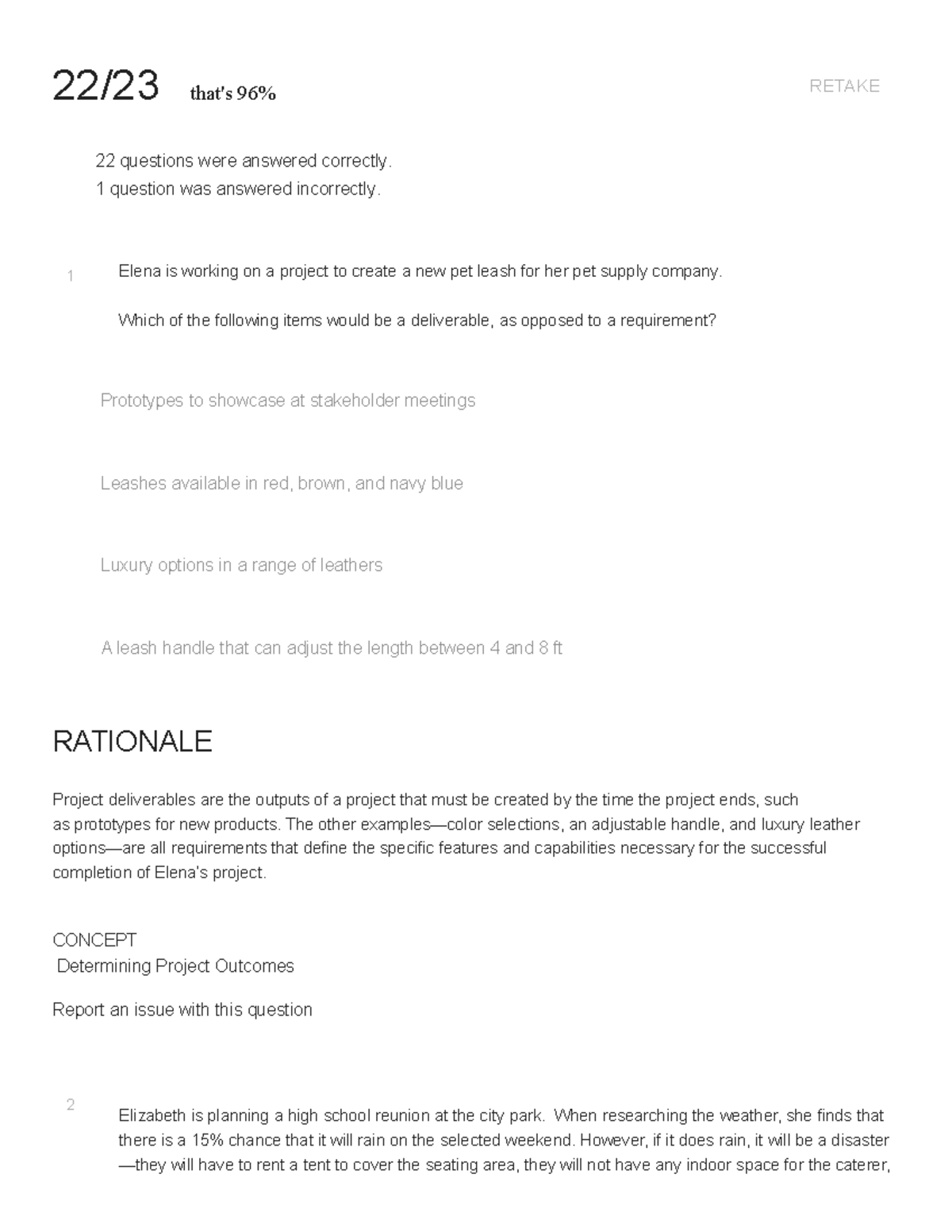 Sophia Project Management Unit 1 Milestone: Key Concepts & Deliverables ...