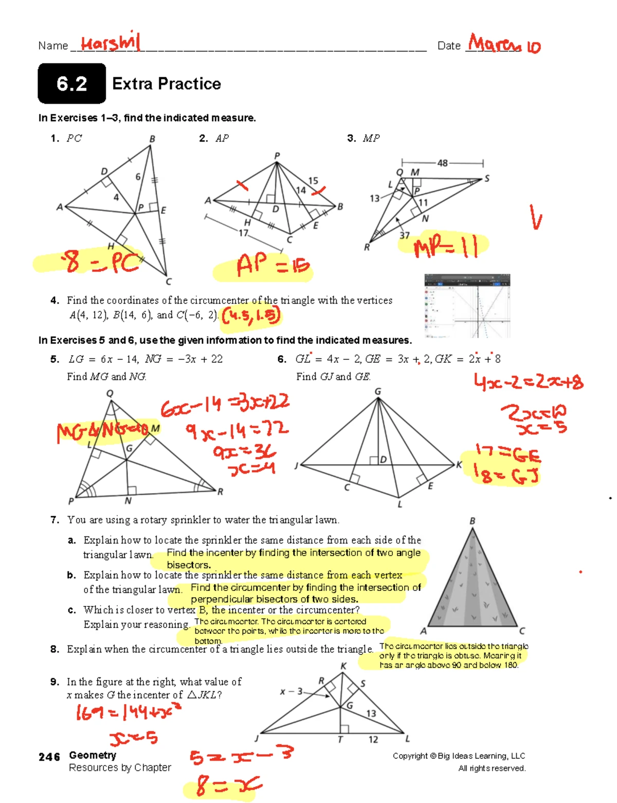 Unit 7 Day 31 Trigonometry Review: Triangle Classification & Properties ...