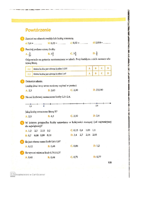 Karty Pracy Geometria - Klasa 4: Proste, odcinki i pomiary - Studocu
