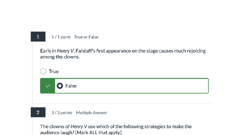 Shakespeare Midterm Study Guide: Clowns in Henry V Analysis - Studocu