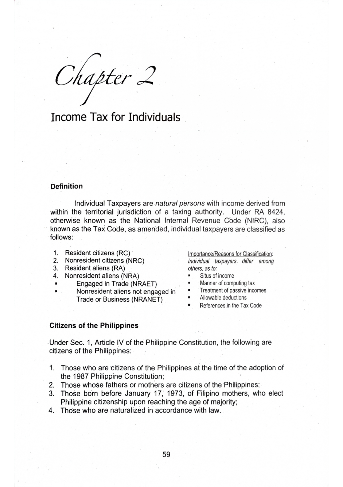 Chapter 2: Understanding Tabag and Its Impact on Health - Studocu