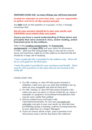 Cepm502 Course Project: Critical Project Management Tools Analysis - Studocu