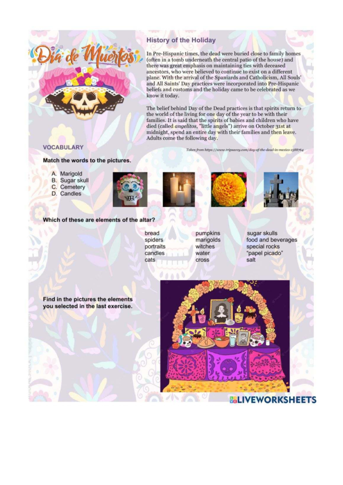 Dia de Muertos: History and Traditions of the Holiday - Studocu
