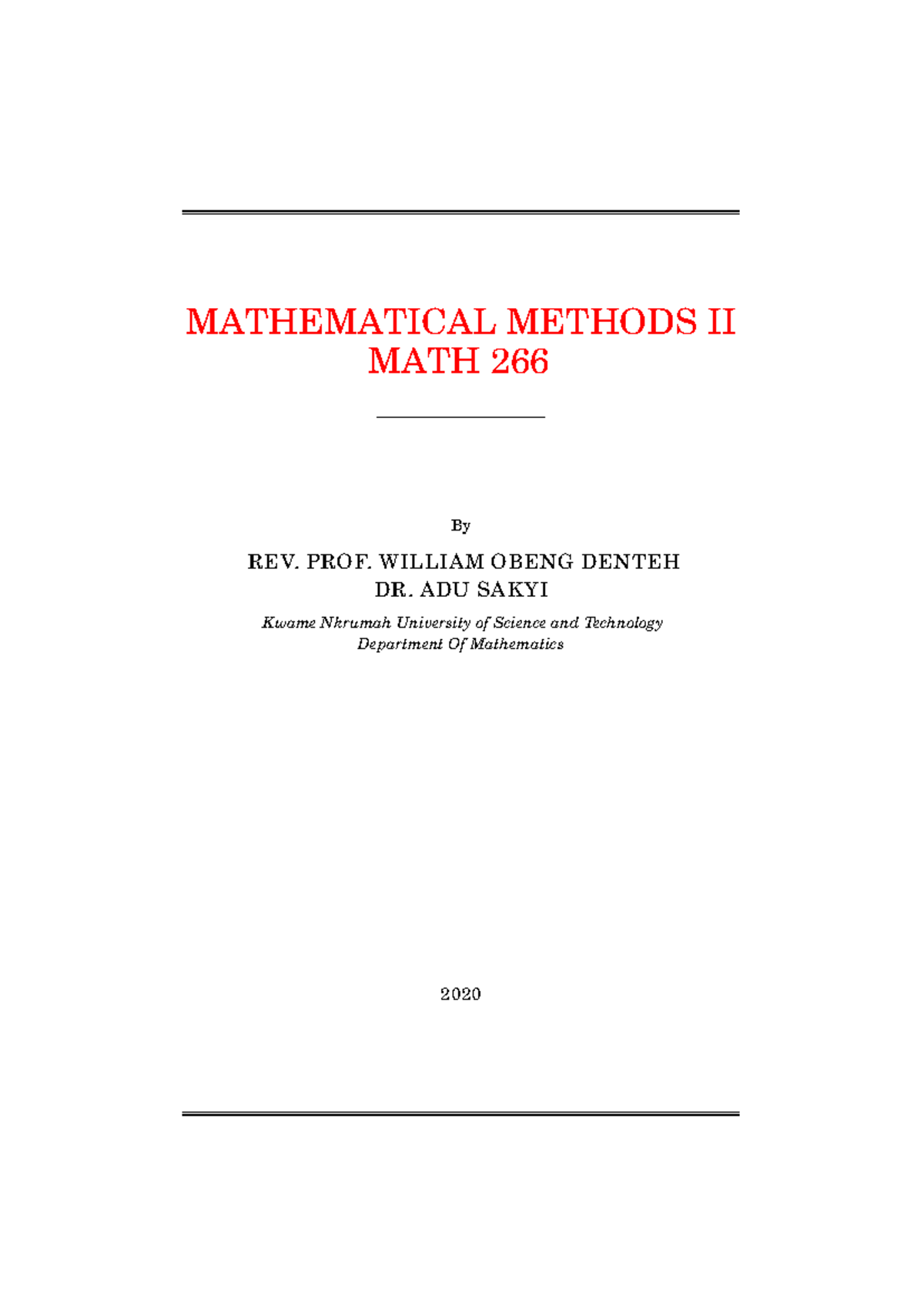 Math266 - Final Exam Study Guide on Improper Integrals and Convergence ...