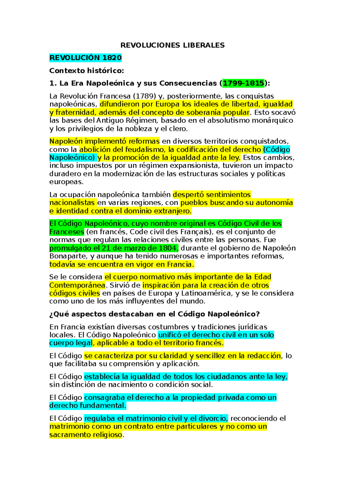 Revoluciones liberales - REVOLUCIONES LIBERALES REVOLUCIÓN 1820 ...