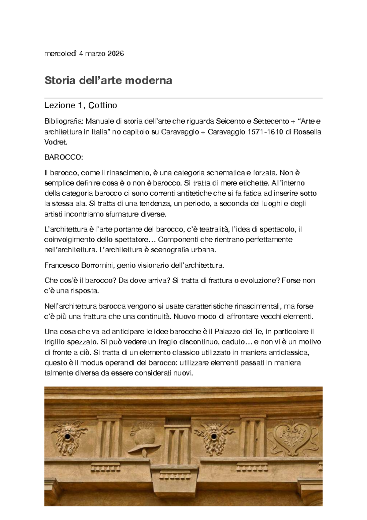 Storia Moderna - Lezione 1: Il Barocco e Caravaggio (St. Arte Moderna ...