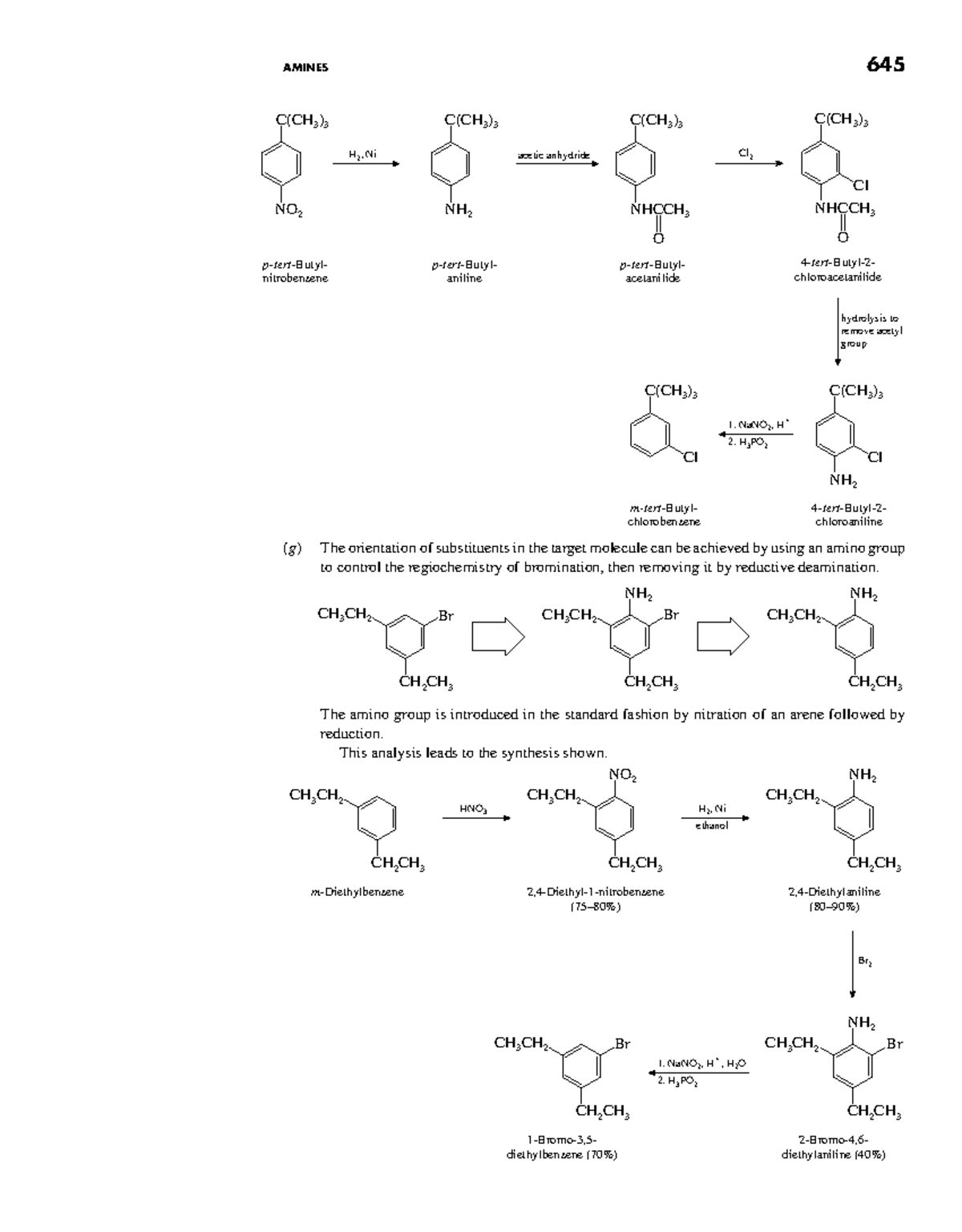 Organic Chemistry 4th Ed Solutions - 645 AMINES & Reactions - Studocu