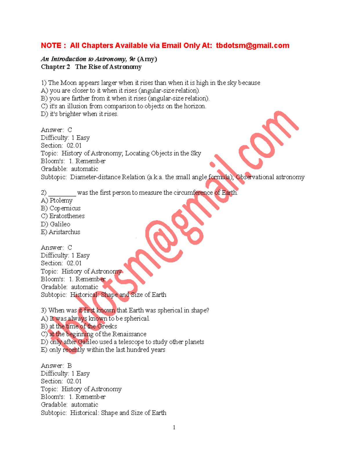 Solutions and Test Bank For Explorations Introduction to Astronomy 9th ...
