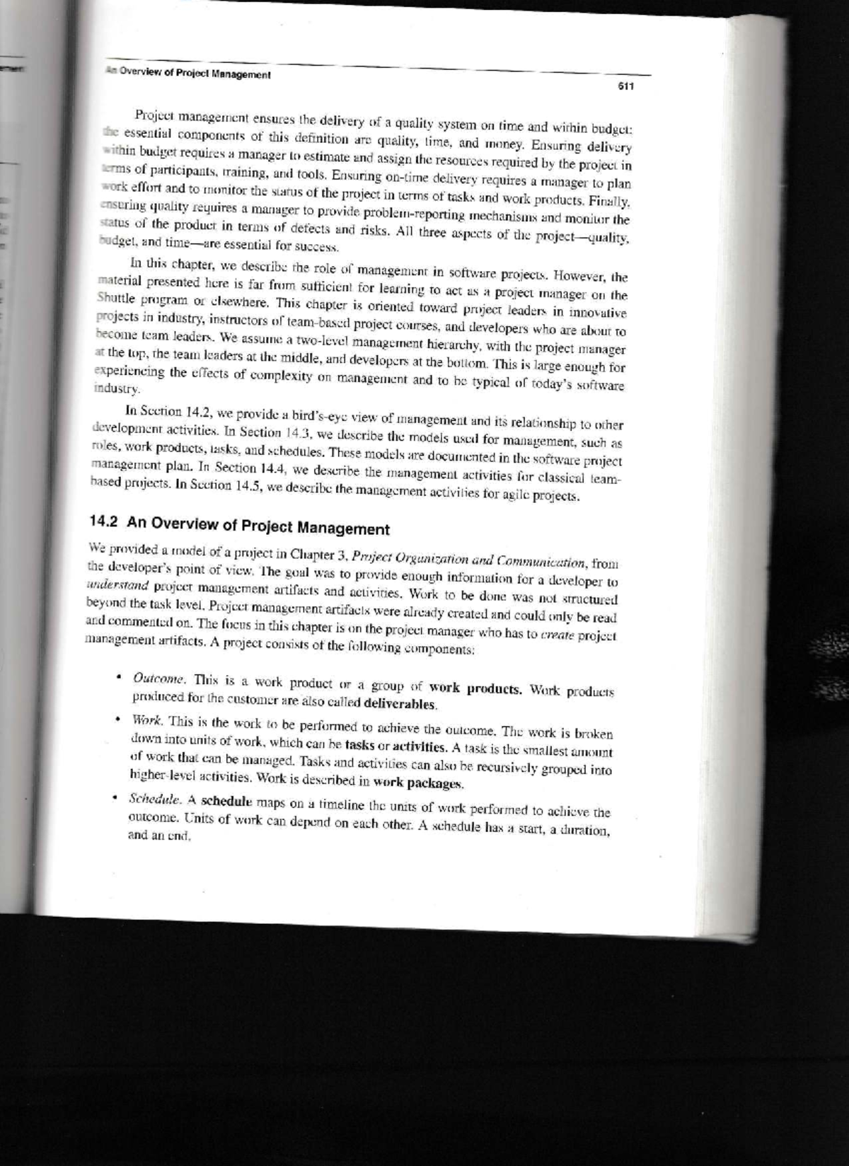 An Overview of Project Management 611: Key Concepts and Practices - Studocu