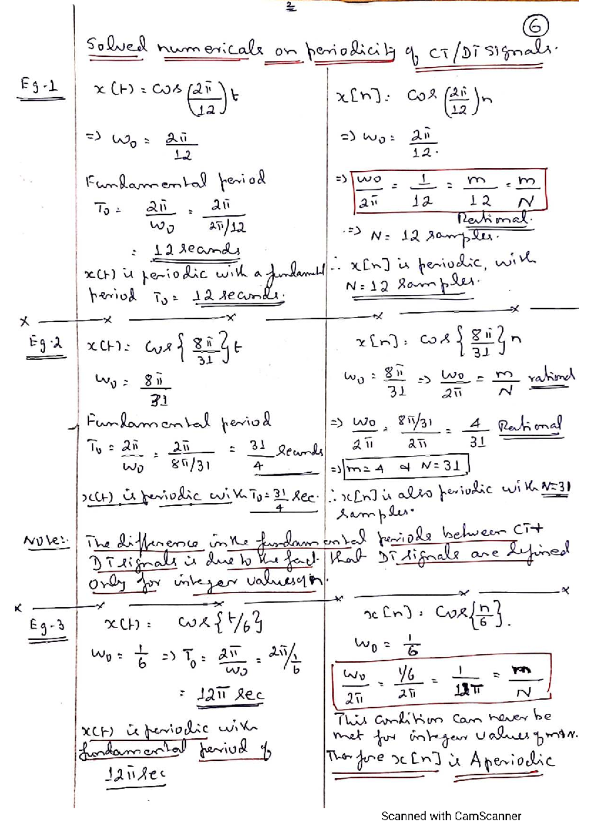 UE20EC203 Solved Numericals on Periodicity and Fundamental Periods ...