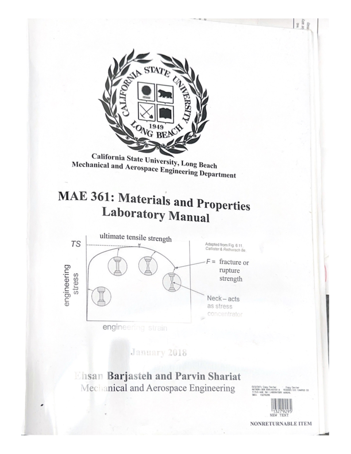 Materials Lab Manual 1-7: Comprehensive Guide and Instructions - Studocu