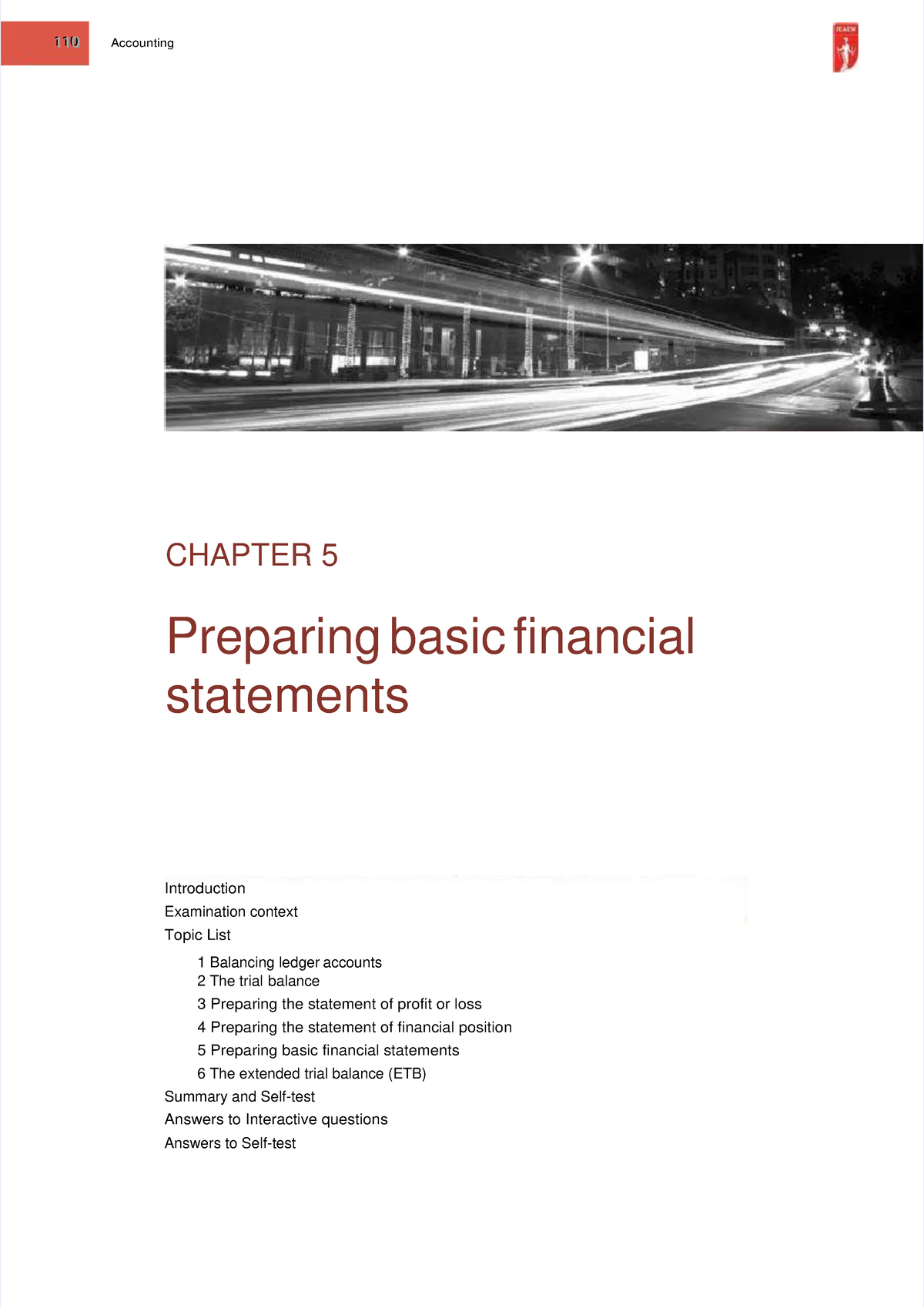 Accounting Manual 2016 (ICAEW) - Chapter 5: Basic Financial Statements ...