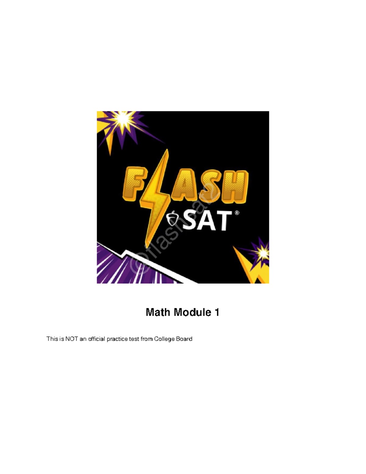 Math Module 1 Flashcards for SAT Prep (t2) - Studocu