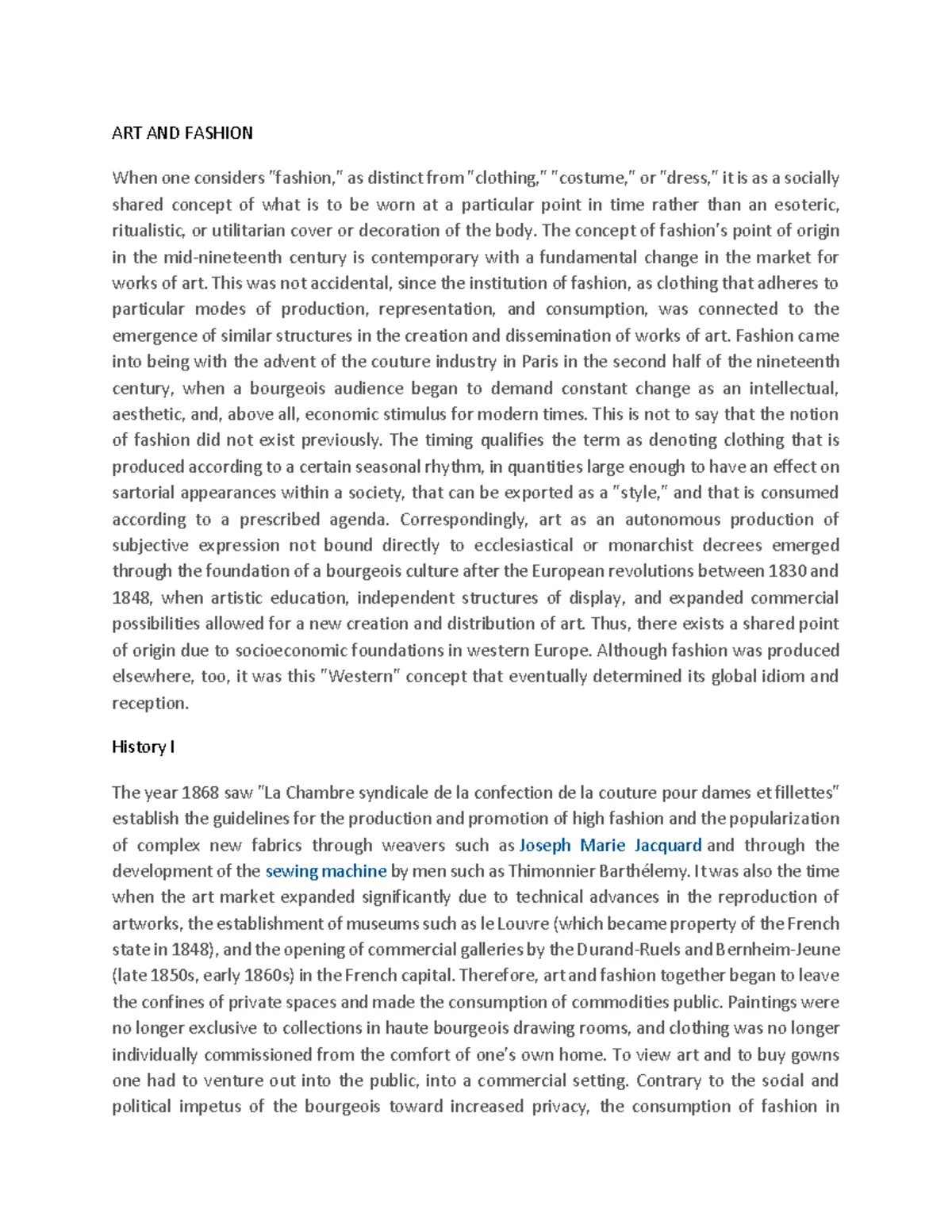 Introduction to Garment Construction - GARMENT CONSTRUCTION ( CUTTING ...