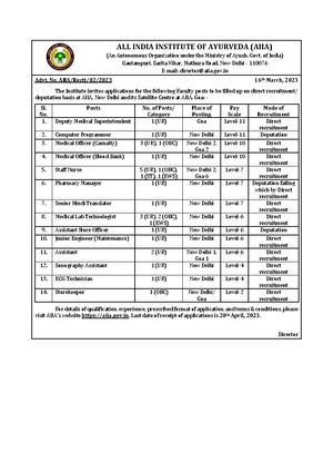 Advetisement-No - Hsjsjsj - Goa Staff Selection Commission 6 th Floor ...