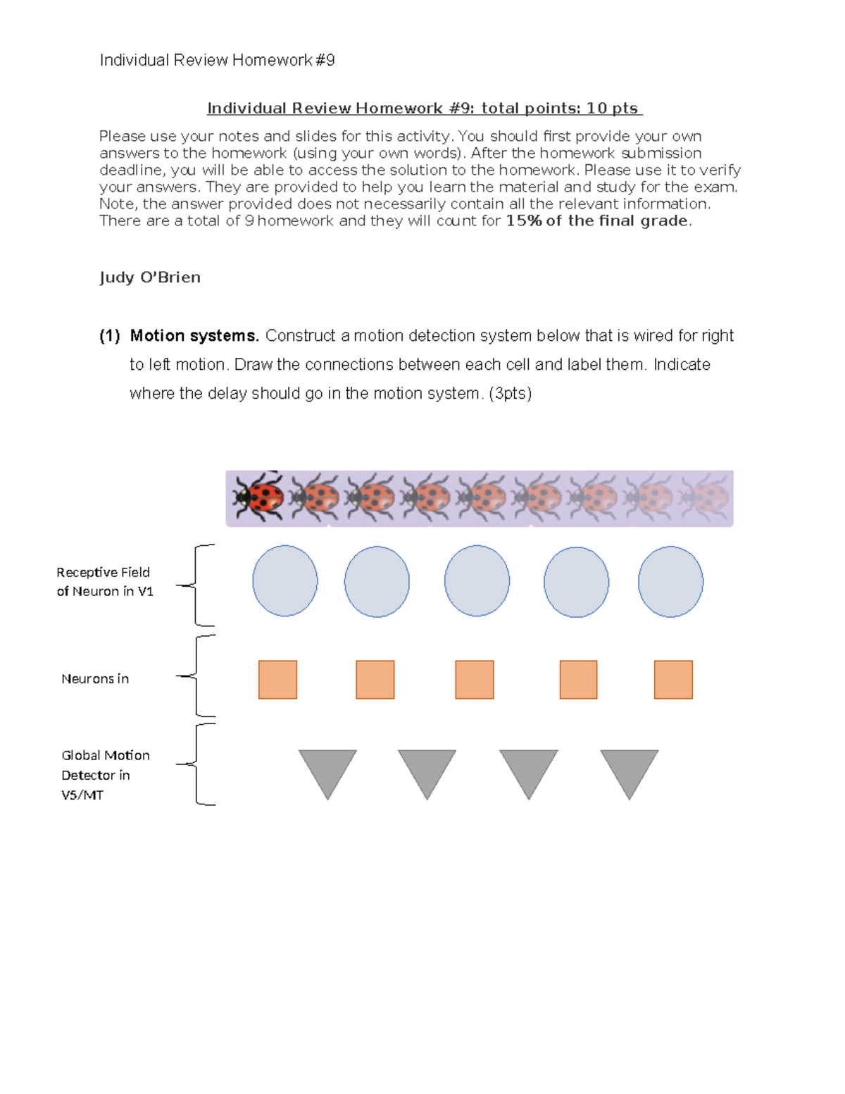 Individual Review Homework #9 - Motion Detection Systems Analysis - Studocu