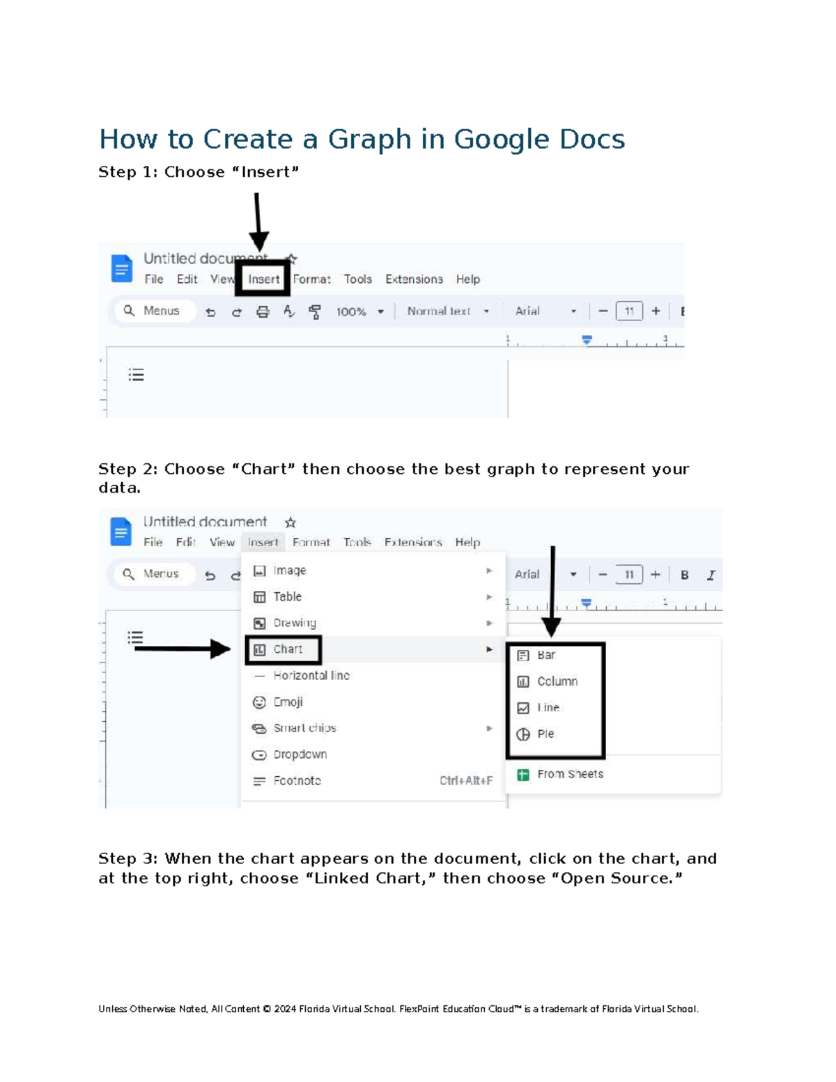 How to create a graph in google docs - How to Create a Graph in Google Docs Step 1: Choose ...