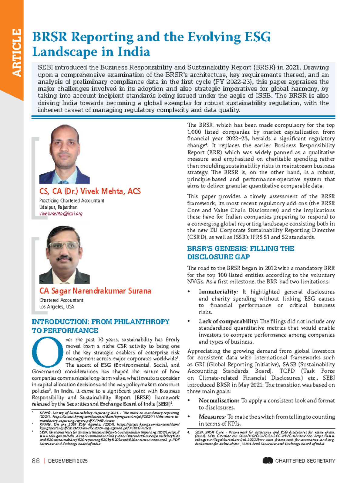 BRSR Reporting: Navigating India's Evolving ESG Framework (22) - Studocu