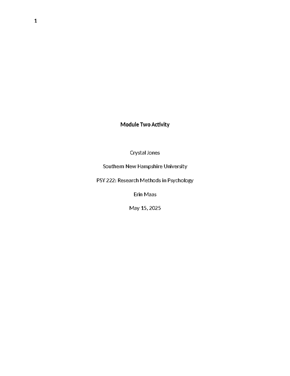 PSY222 Module Two Activity: Analyzing Corporate Wellness Research - Studocu