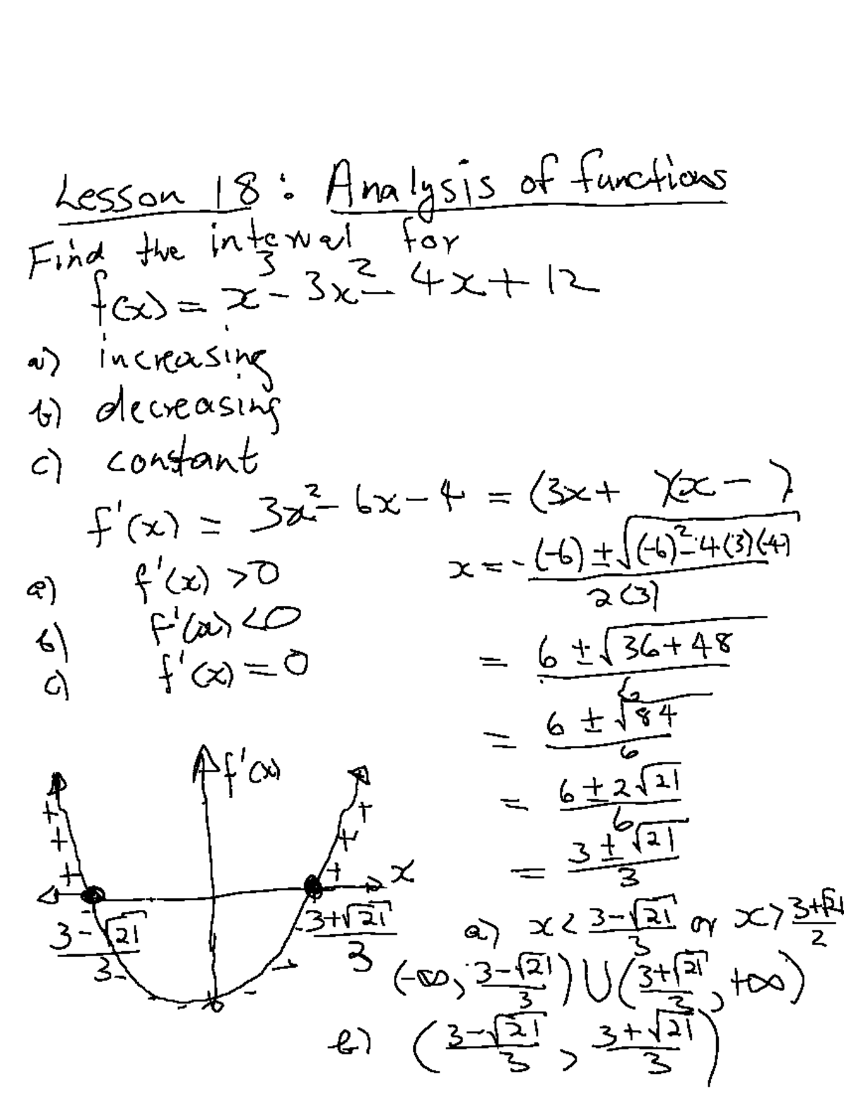 Analysis of Functions: Whiteboard Guide for Students - Studocu