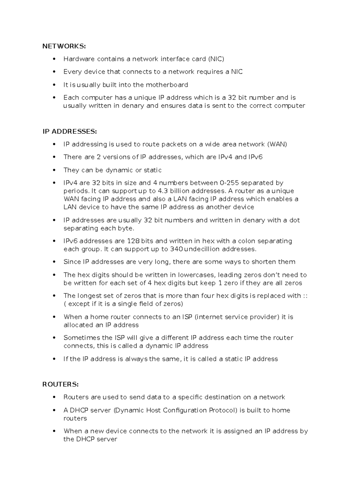 Unit 5: The Internet and Its Uses - Comprehensive Notes - Studocu