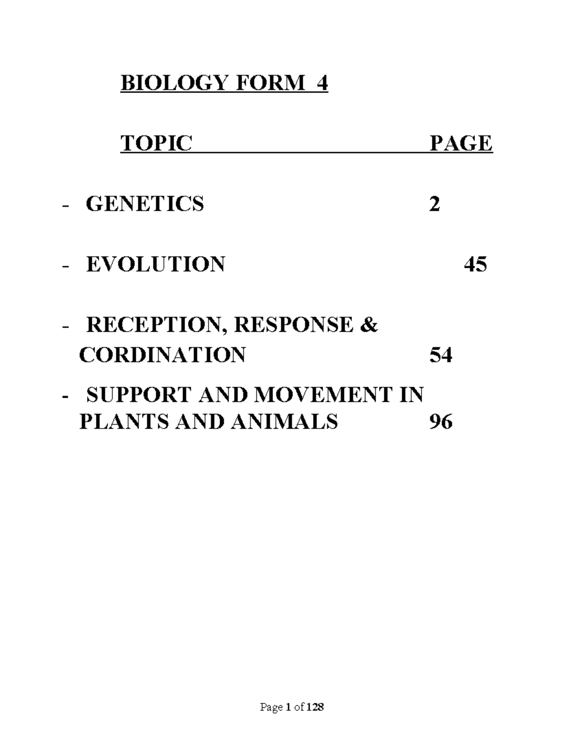 KLB Biology BK 4 - Agronomy: Genetics, Evolution, and Inheritance - Studocu