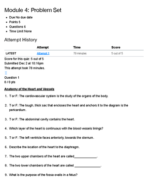 A P II Exam Module 2 - • Exam- Requires Respondus LockDown Browser ...