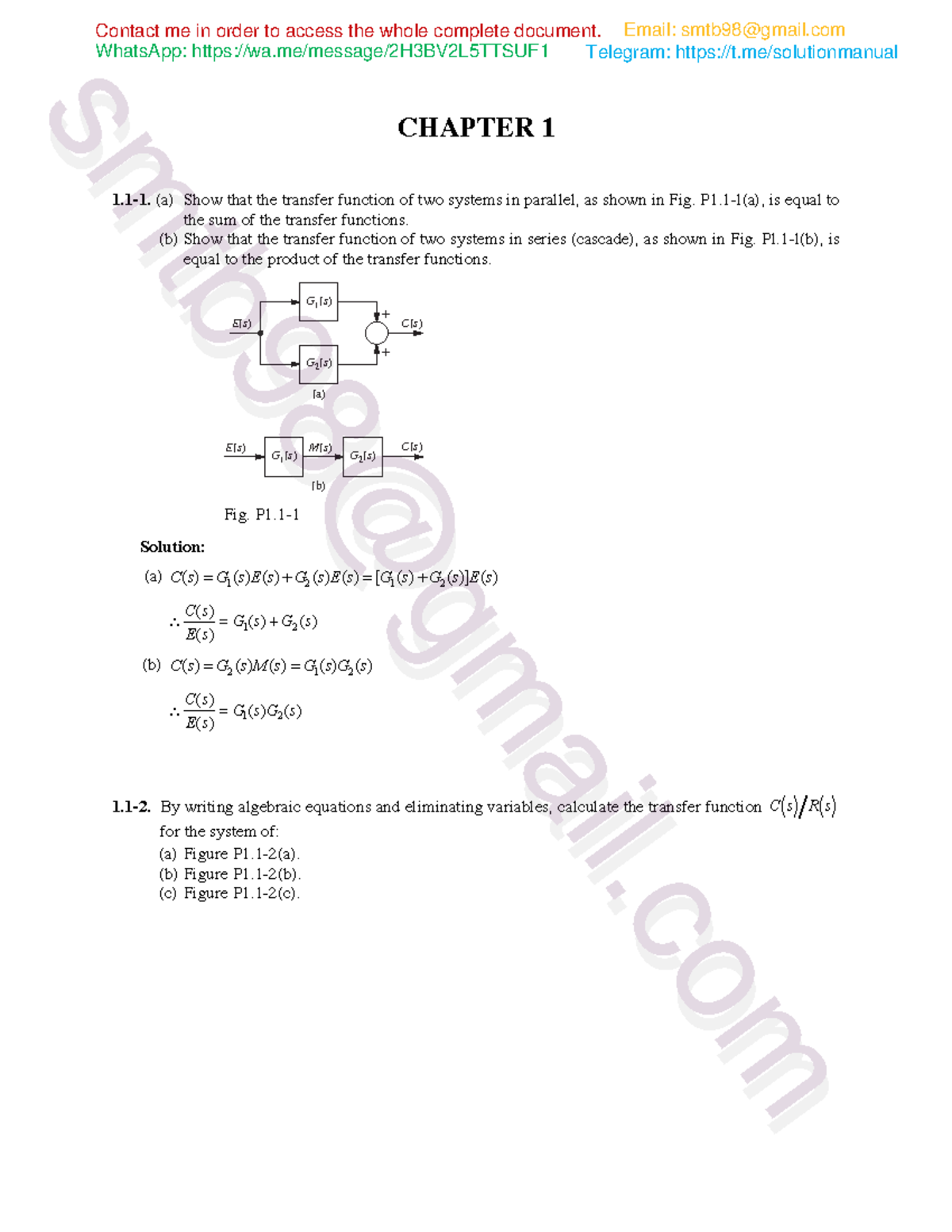 Solution Manual for Digital Control Systems (ENG. 236) - Phillips/Nagle ...