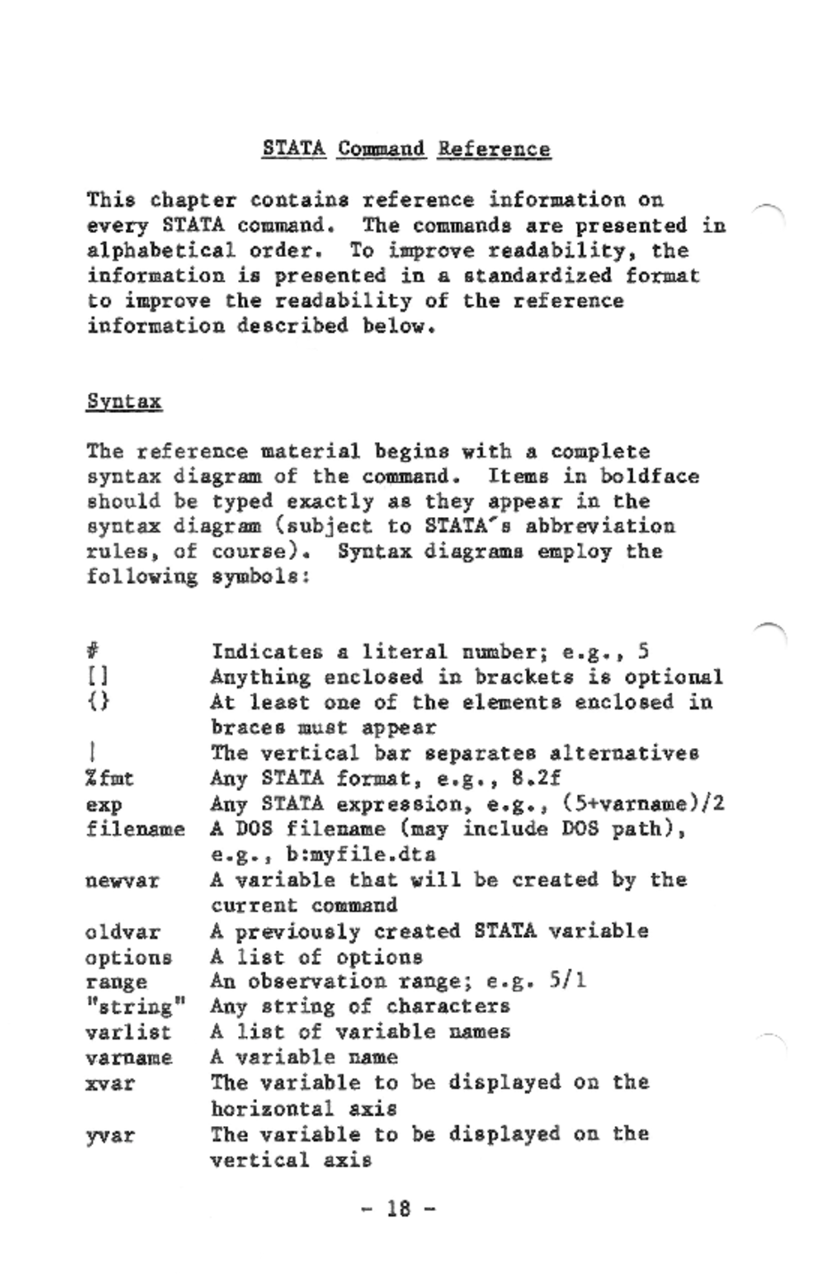 STATA Command Reference Guide: Essential Syntax & Functions - Studocu