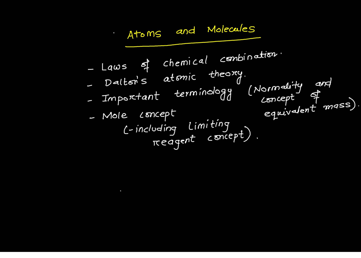 Fe SCF 327A1W - Laws of Chemical Combination and Atomic Theory - Studocu