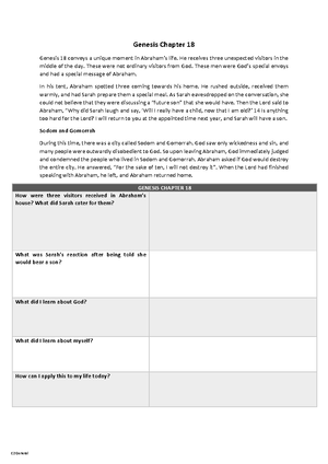 Genesis Chapter 16 - Helpful notes. - C2 General Genesis Chapter 1 6 ...