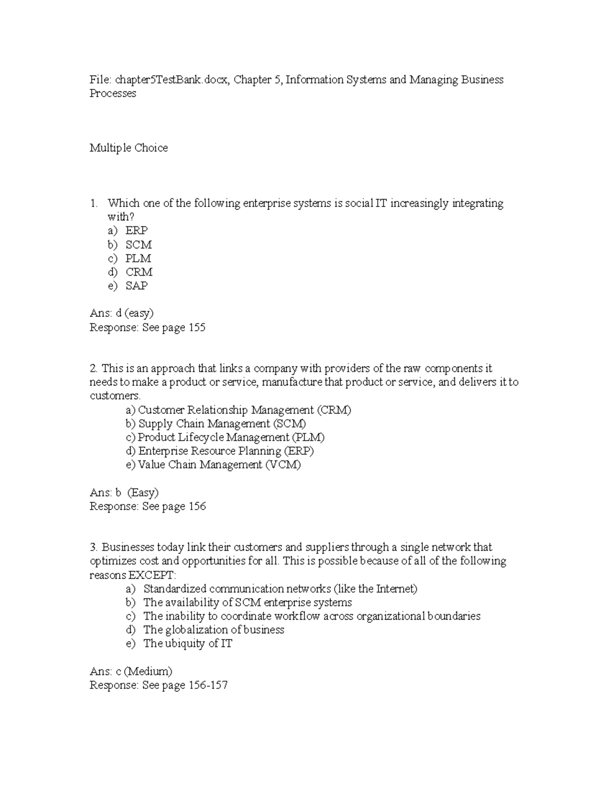 Sample/practice exam 2021, questions and answers - File ...