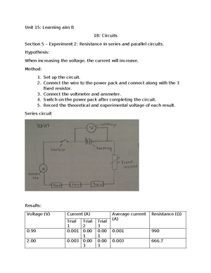 Unit 2 Assignment D - pass - Applied Science Assignment Coversheet ...