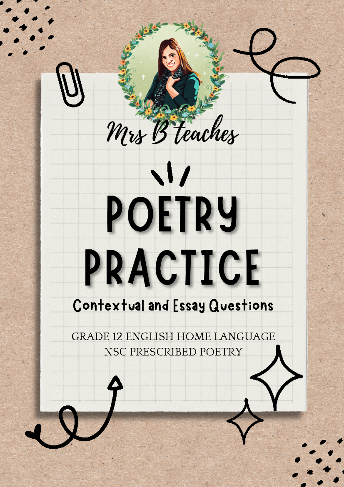 GRADE 12 ENGLISH HL Poetry Practice: Contextual & Essay Questions - Studocu