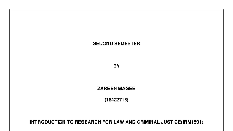IRM1501 Portfolio Examination Answers - Introduction to Research 2022 ...