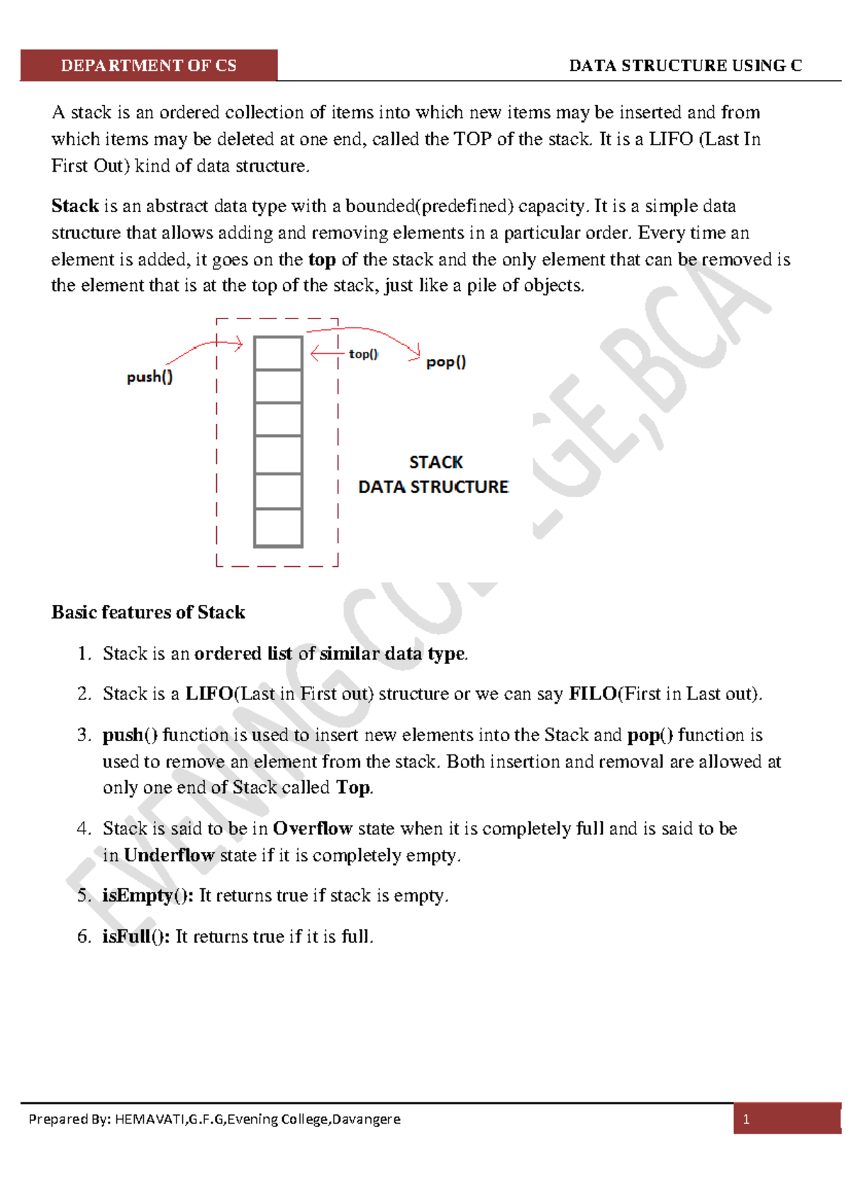 DS Stack - JAVA,DATA STRUCTURE,SOFTWARE ENGINEERING,LINUX,C PROGRAMMING - A stack is an ordered ...