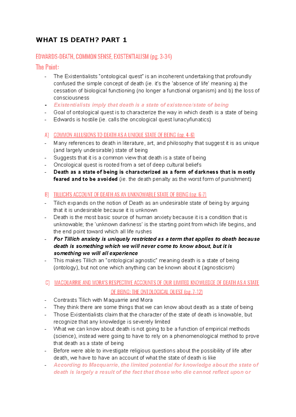 Philosophy 101: Understanding Death through Existentialism and Common ...