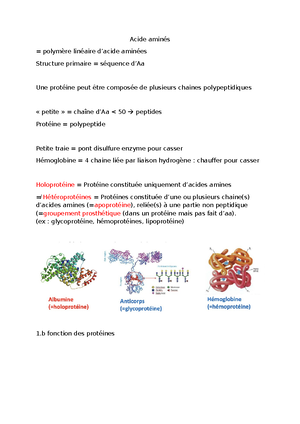 Chap 1 BM - expliquant les base de la biologie moléculaire - BIOLOGIE ...