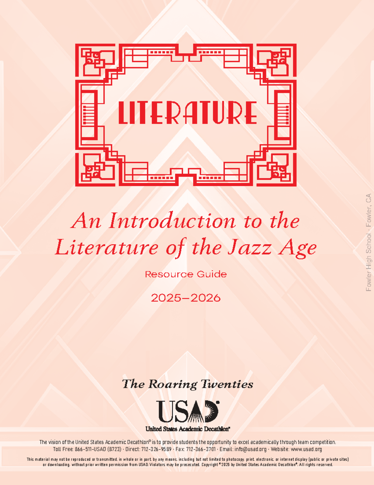 Literature Resource Guide: Exploring the Jazz Age (1920s) and F. Scott ...