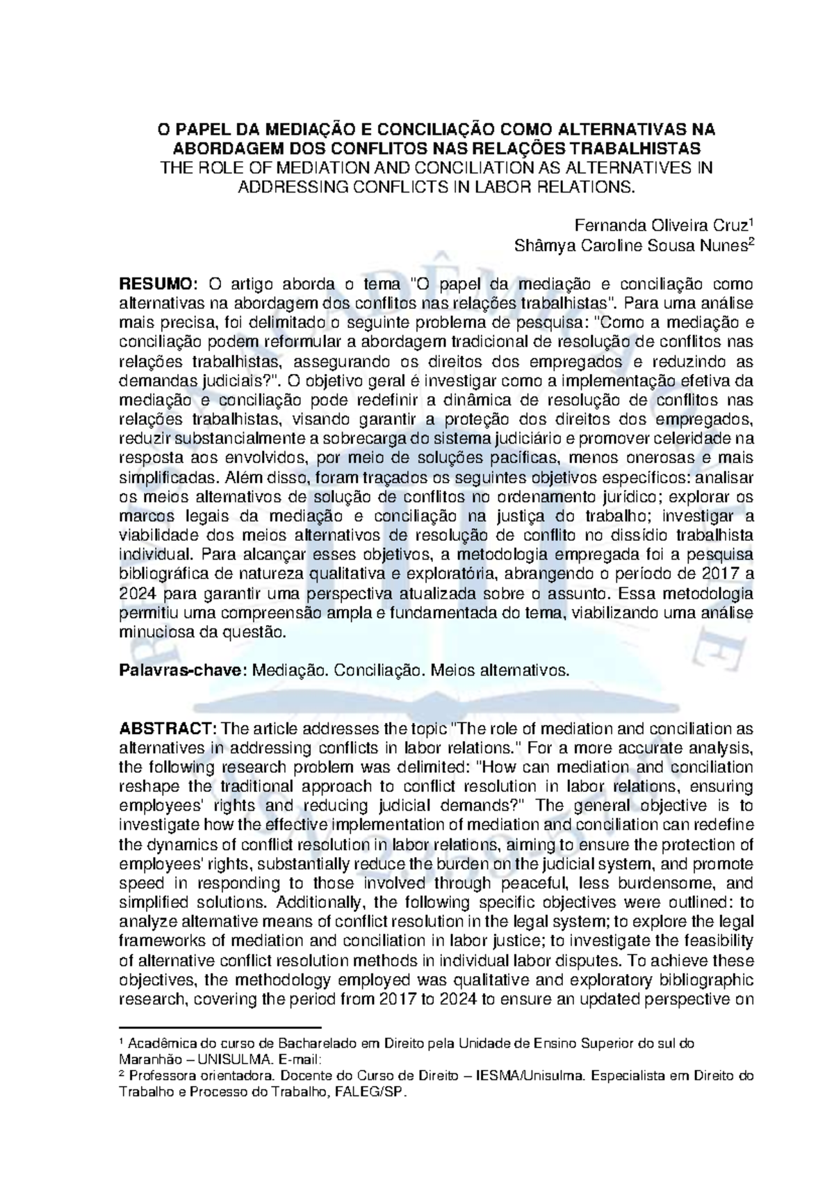 O+ Papel+DA+ Mediação+E+ Conciliação+COMO+ Alternativas+NA+ Abordagem ...