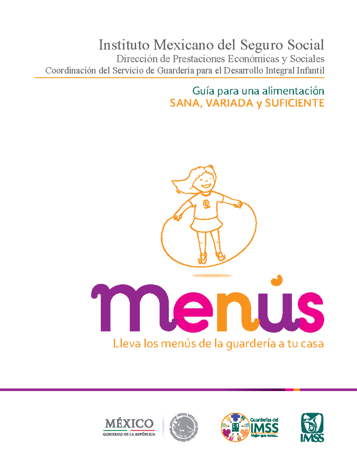 Guía de Menús Saludables para Guarderías IMSS: Recetas para el Hogar ...
