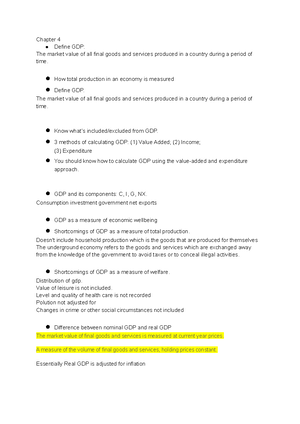 Aa economics lecture notes - Economics focuses on the behaviour and ...
