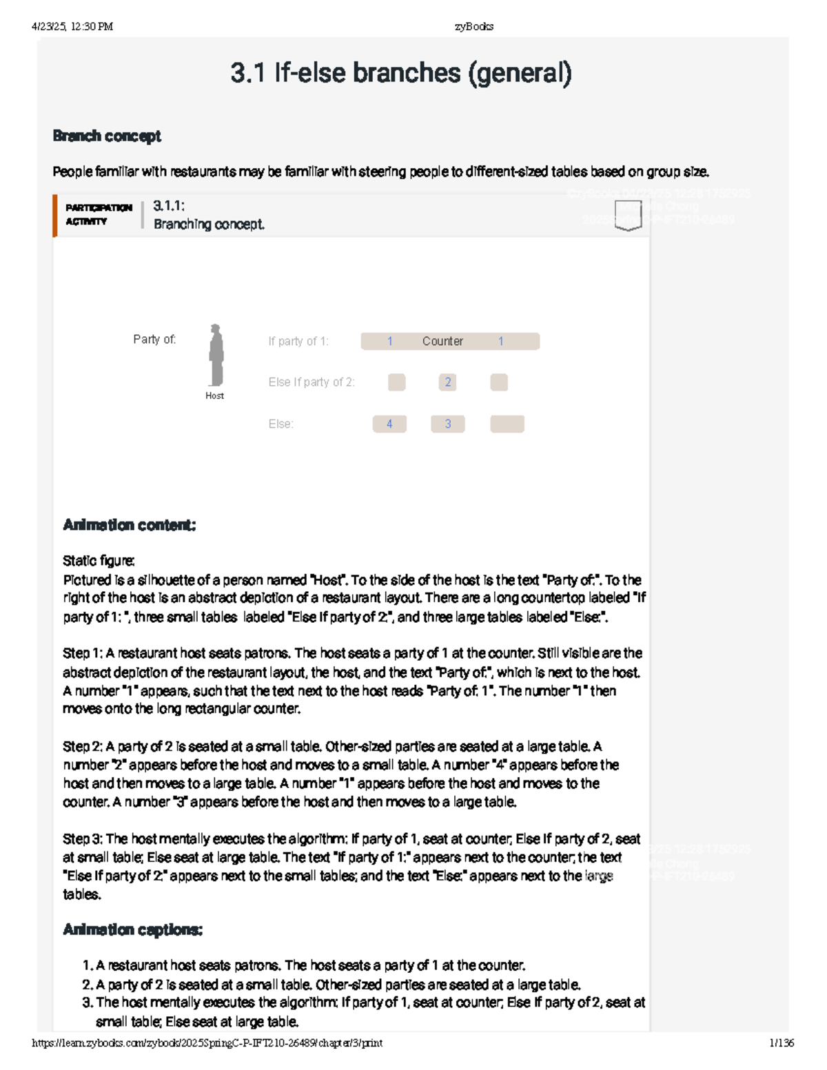 Final Exam Review for IFT210-26489: Branching and Control Statements ...