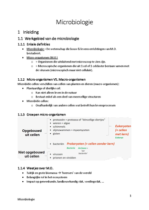 SOPS-Microbiologie - Samenstelling van de standard operating procedures ...